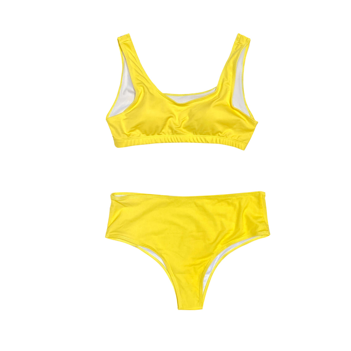 Islandhaze® color changing high waisted bikini -Yellow to orange