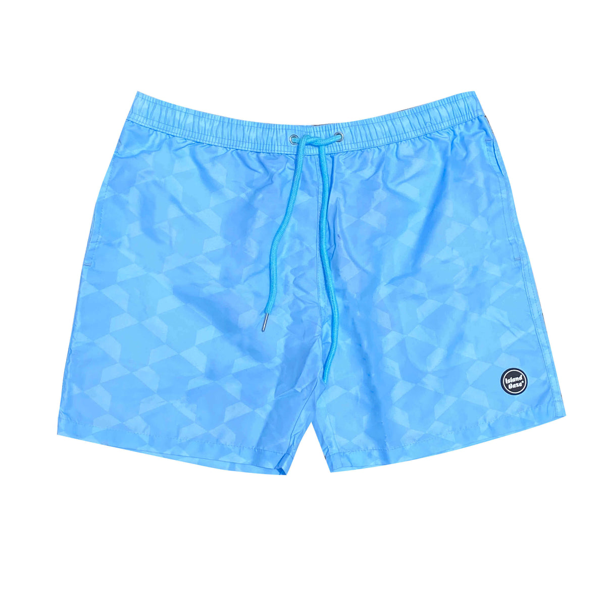 Men's 6 inch Color Changing Swim Trunks-GEOMETRIC | Islandhaze